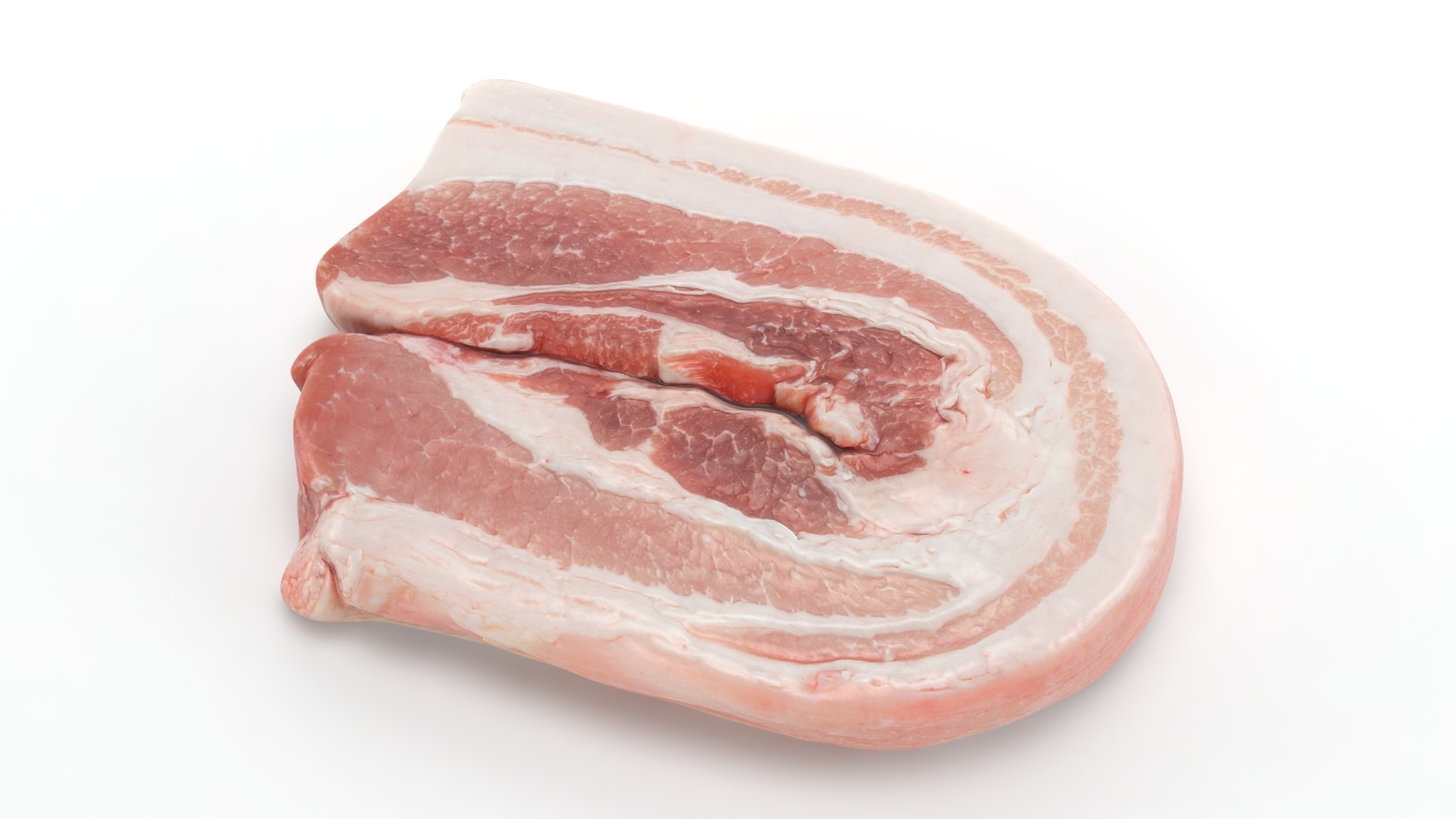 Raw Pork Belly 02 3D Model - TurboSquid 2064268