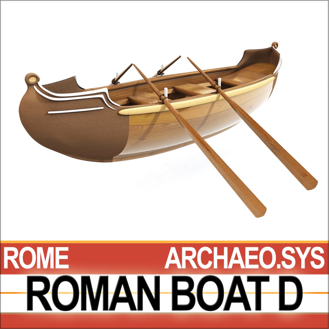 3D Ancient Roman Boat D Model - TurboSquid 1191356