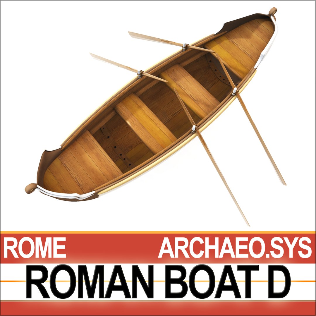 3D Ancient Roman Boat D Model - TurboSquid 1191356
