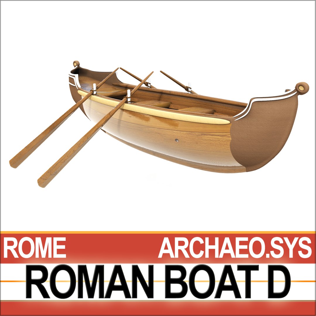 3D Ancient Roman Boat D Model - TurboSquid 1191356