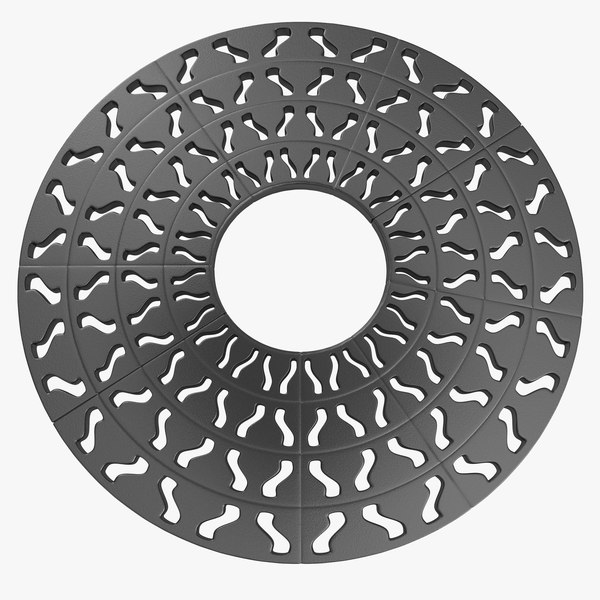 tree grate 2 3d c4d