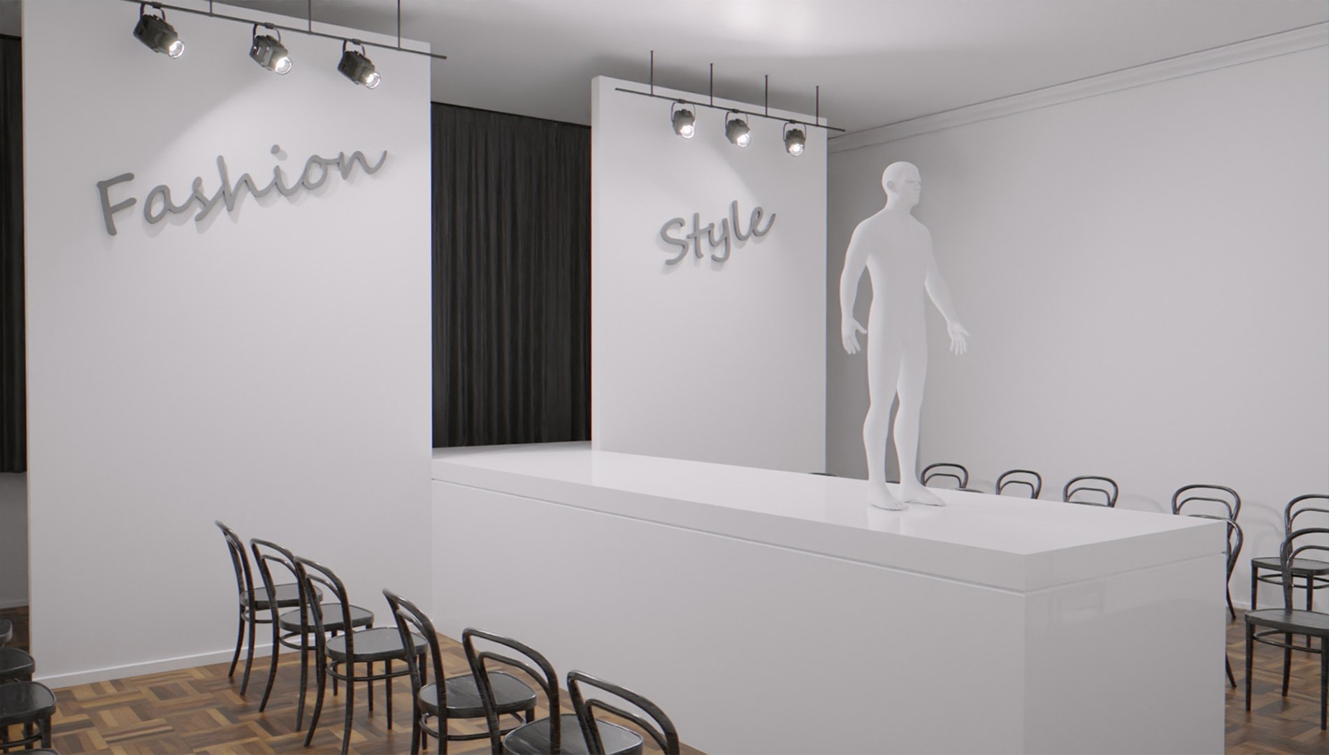 3D Fashion Show Stage Model - TurboSquid 2097497