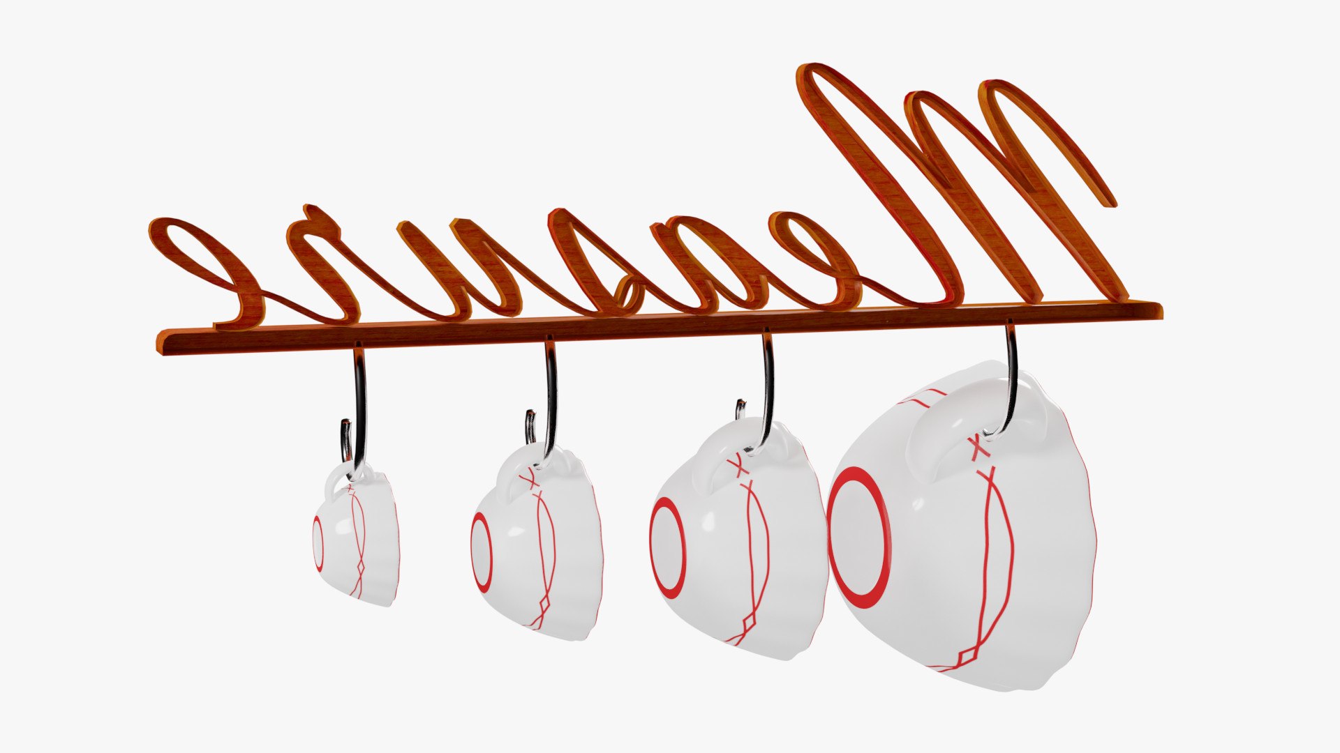 Measuring Cups 3D Model - TurboSquid 1814911