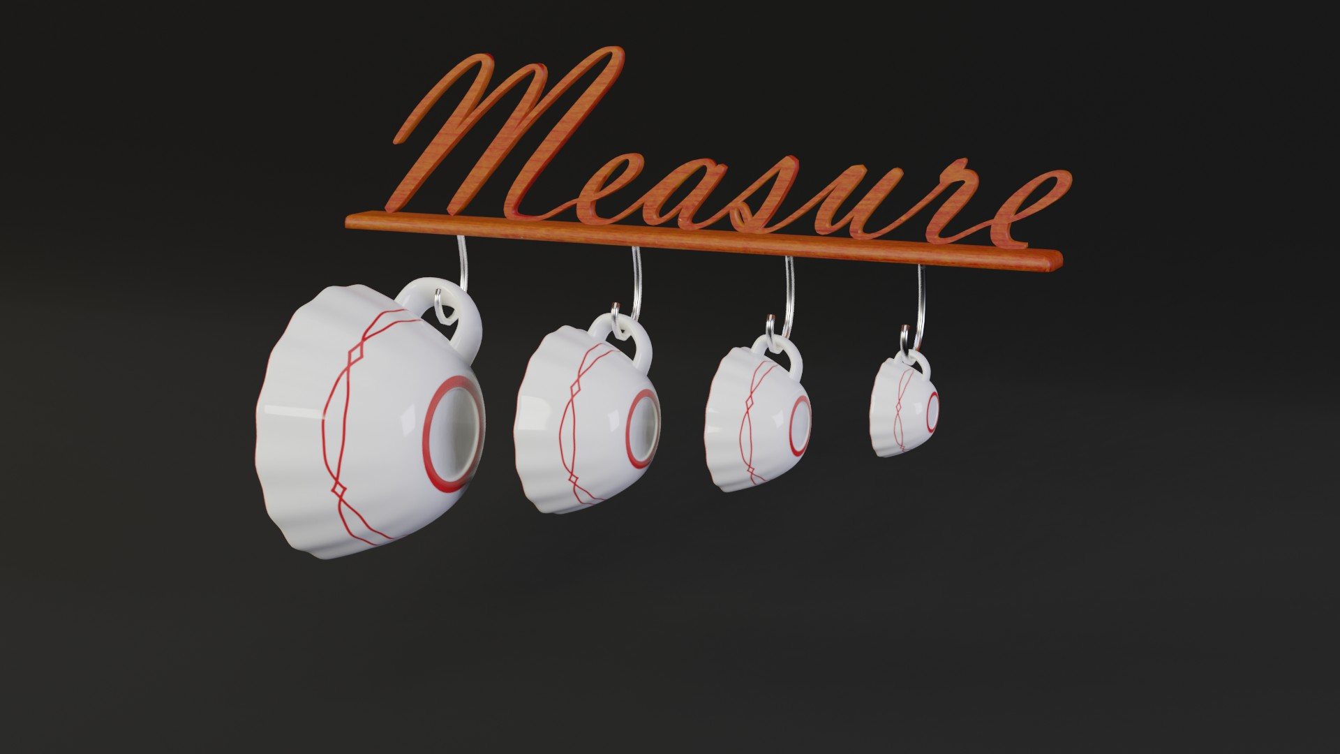 Measuring Cups 3D Model - TurboSquid 1814911