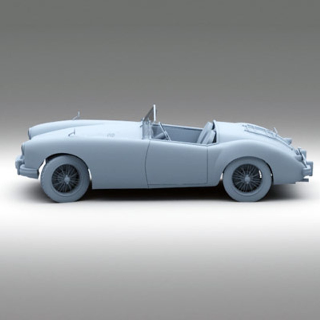 Roadster Mg Mga 3d Model