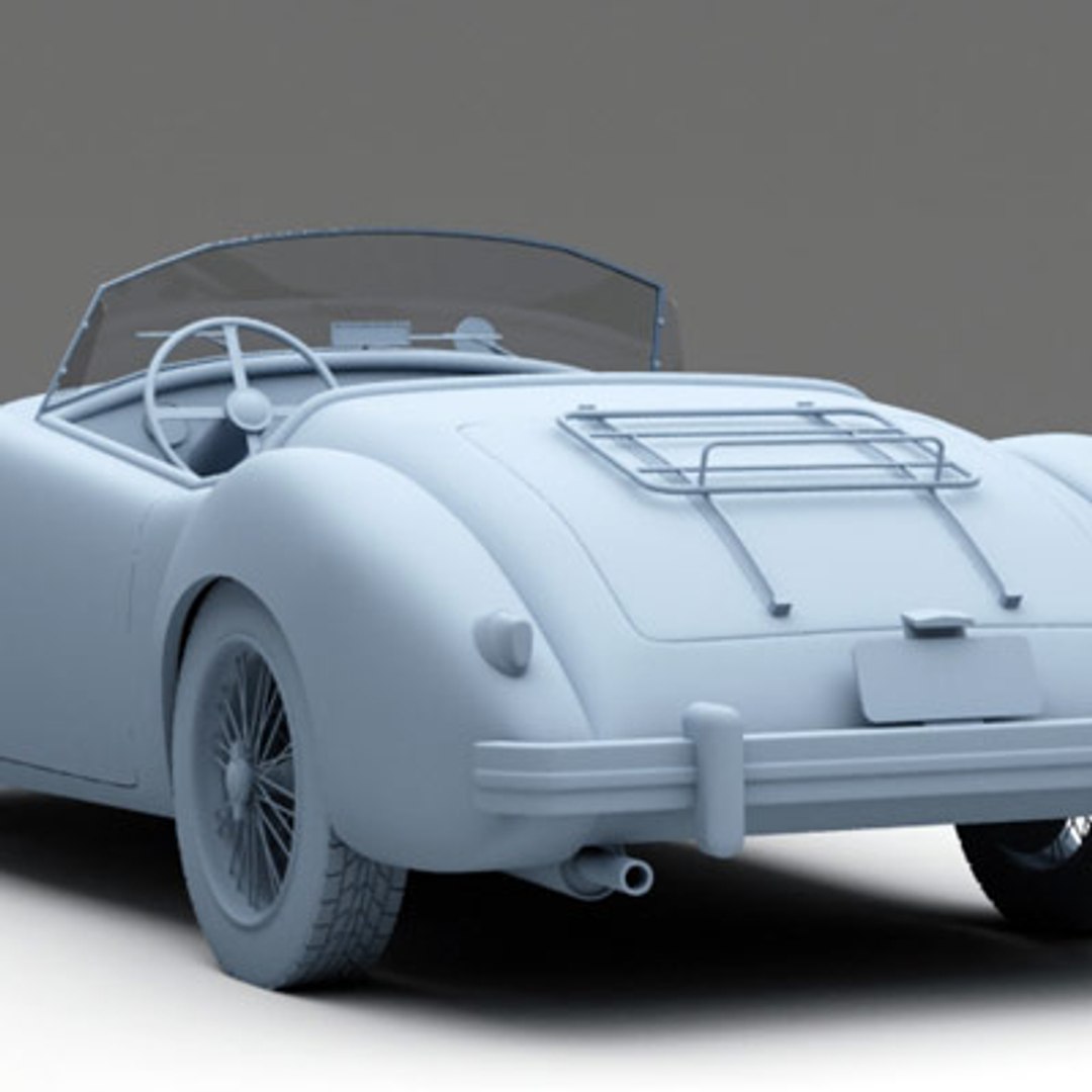Roadster Mg Mga 3d Model
