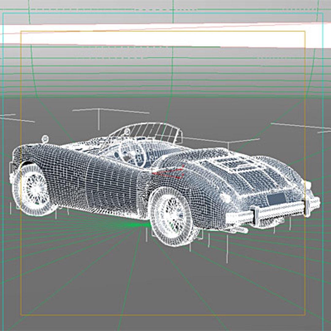Roadster Mg Mga 3d Model