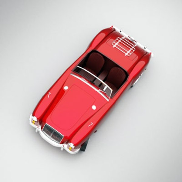 roadster mg mga 3d model