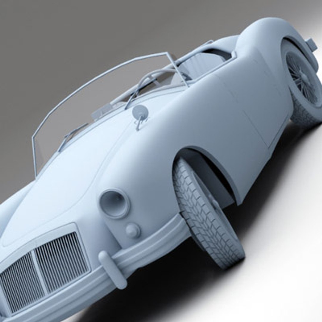 Roadster Mg Mga 3d Model
