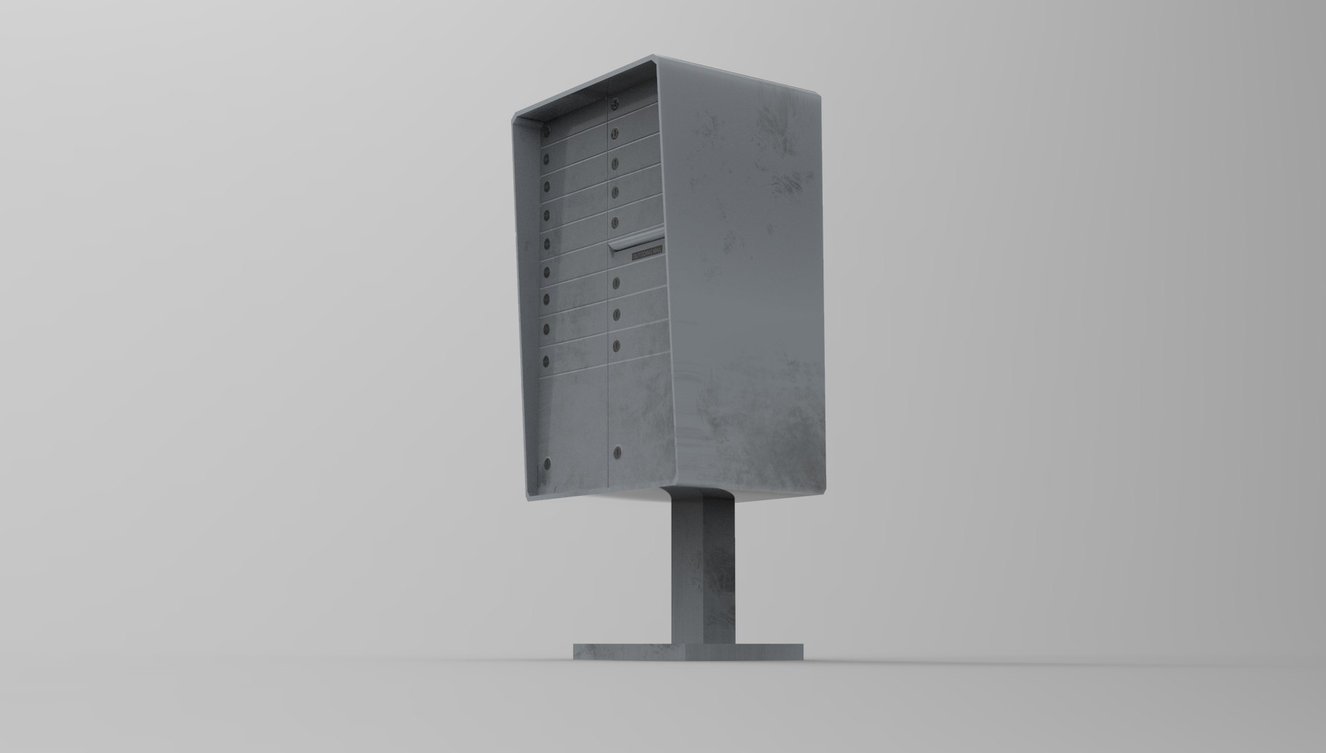 3D apartment mailbox - TurboSquid 1530561