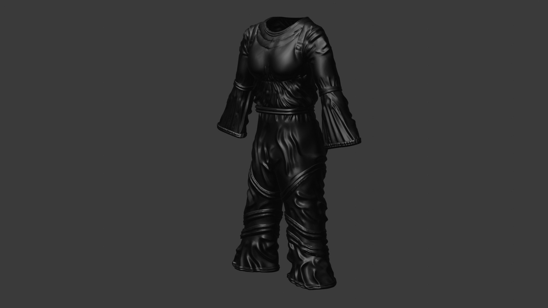 Jumpsuit 3D Model - TurboSquid 1859092
