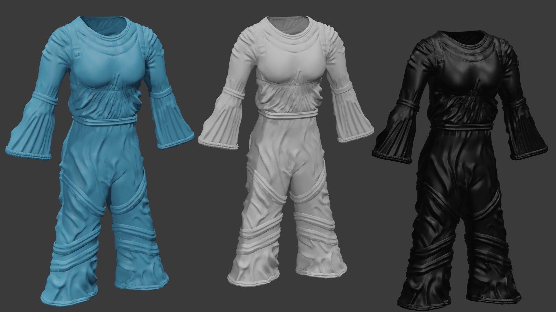 Jumpsuit 3D Model - TurboSquid 1859092