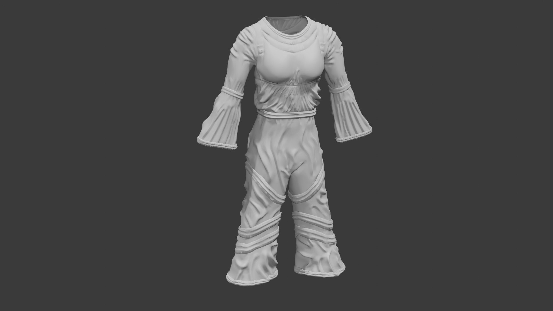 Jumpsuit 3D Model - TurboSquid 1859092