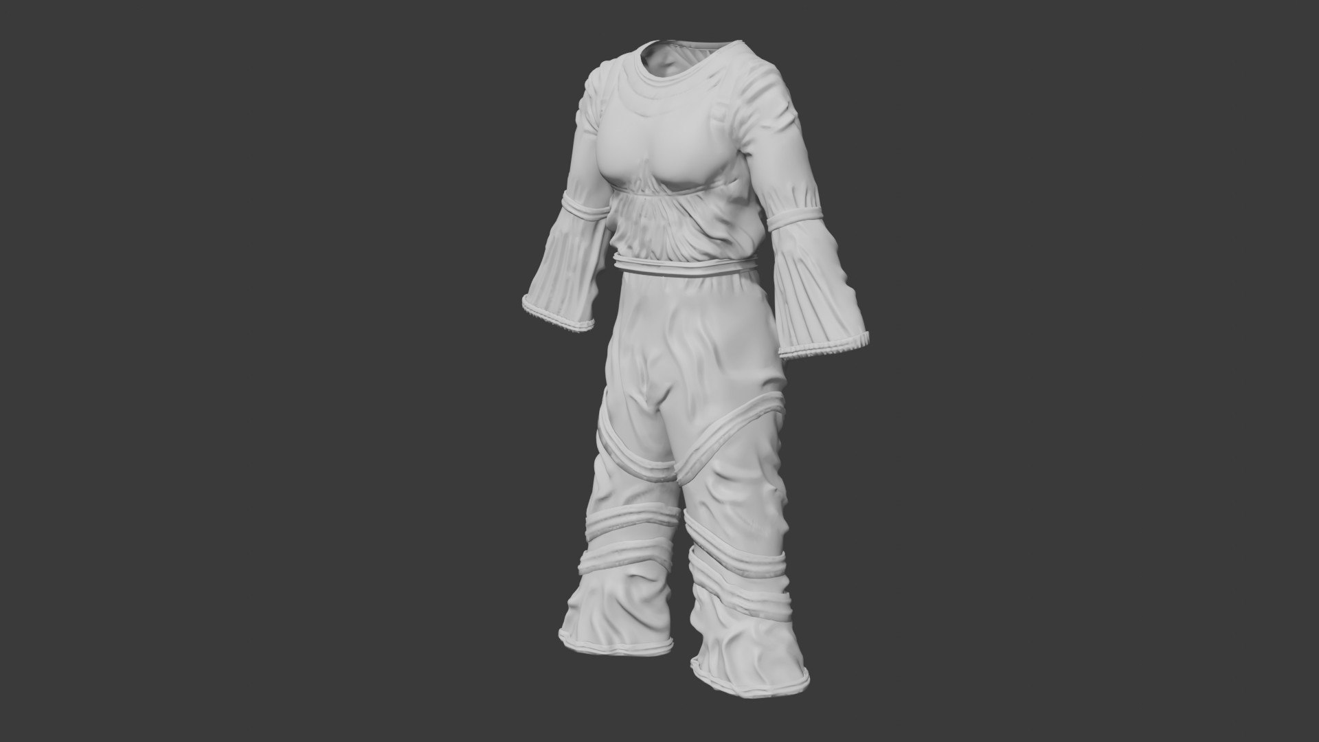 Jumpsuit 3D Model - TurboSquid 1859092
