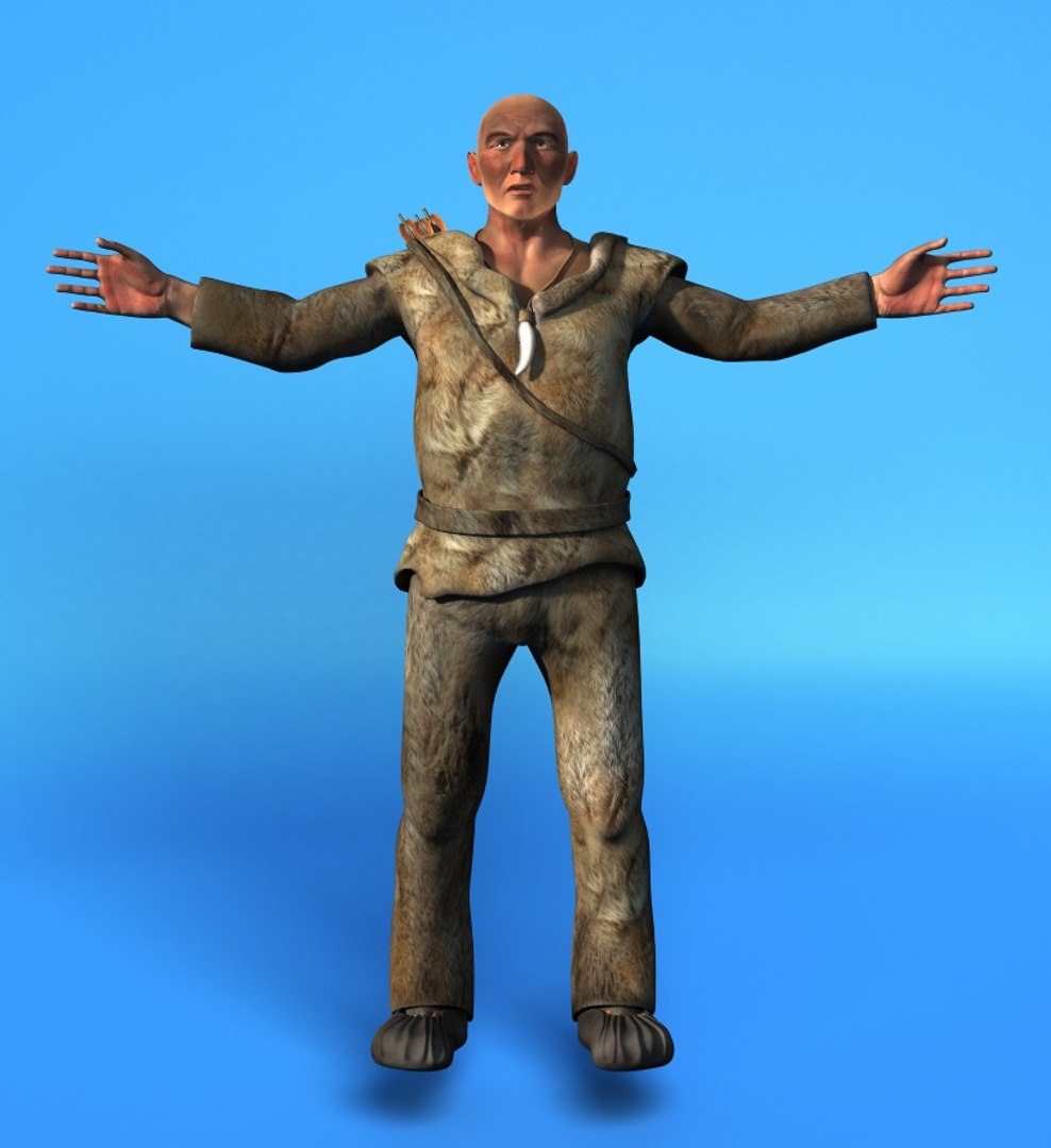 3d Model Cro-magnon Men