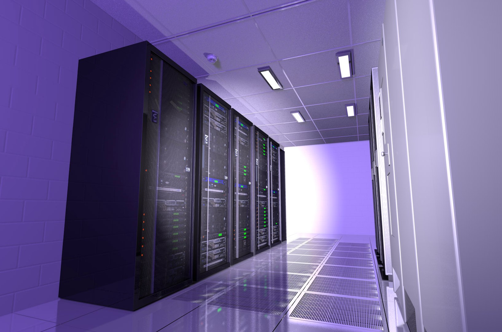 C4d Computer Server Room Ibm