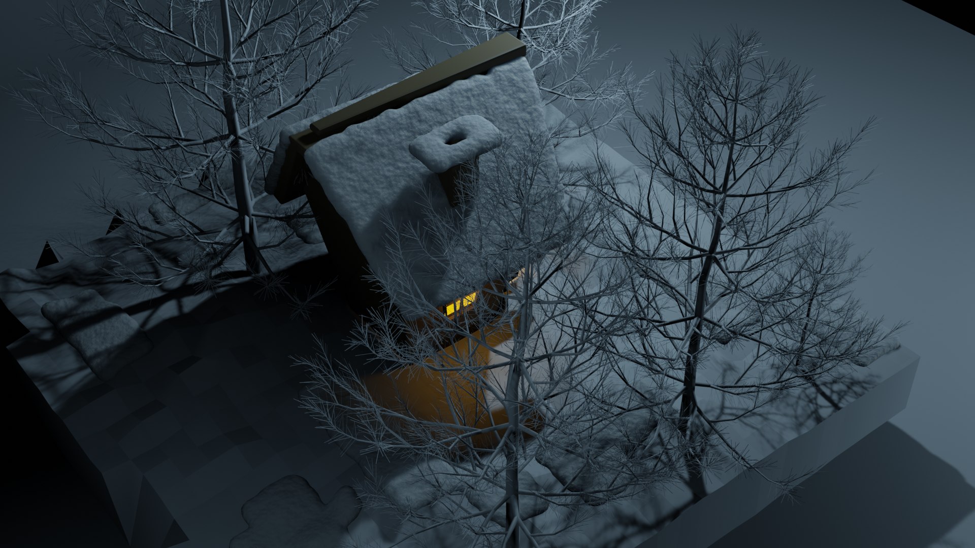 Snow House model - TurboSquid 1835920