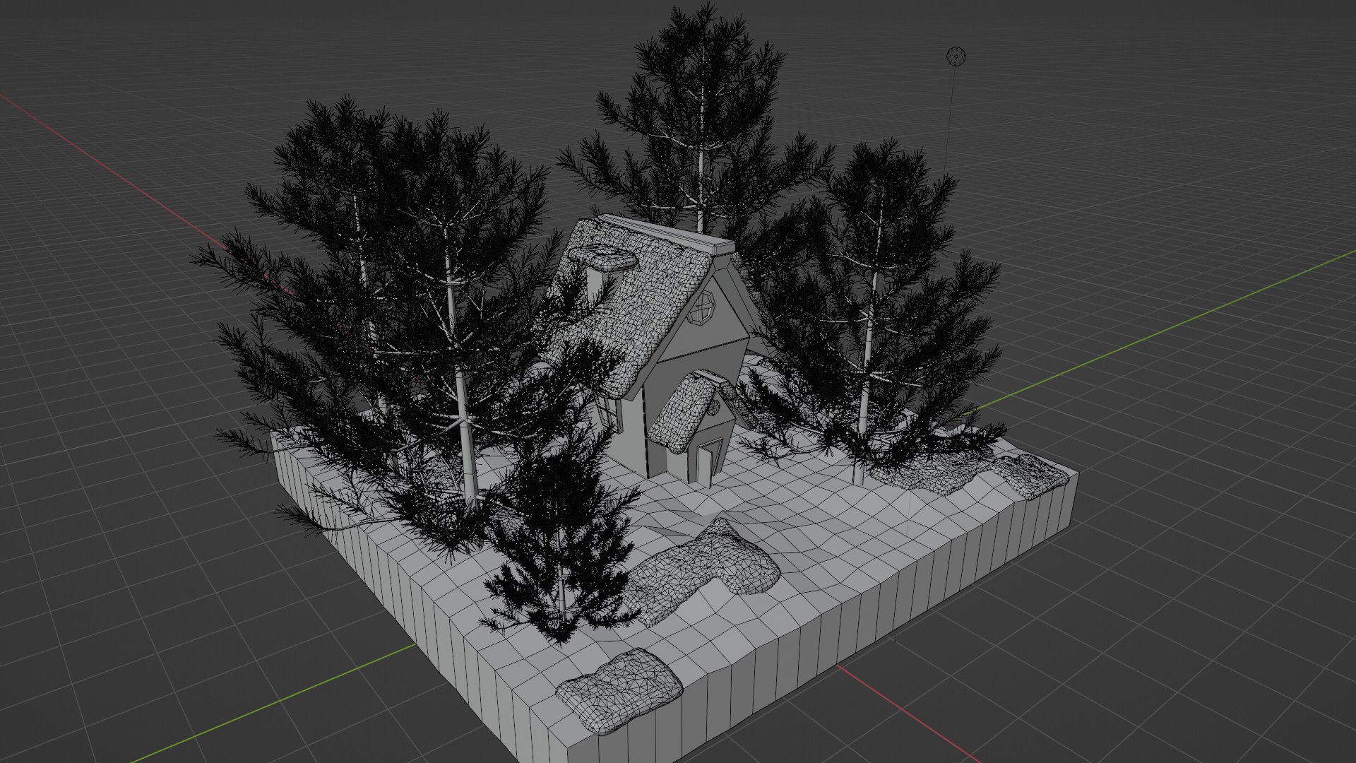Snow House model - TurboSquid 1835920
