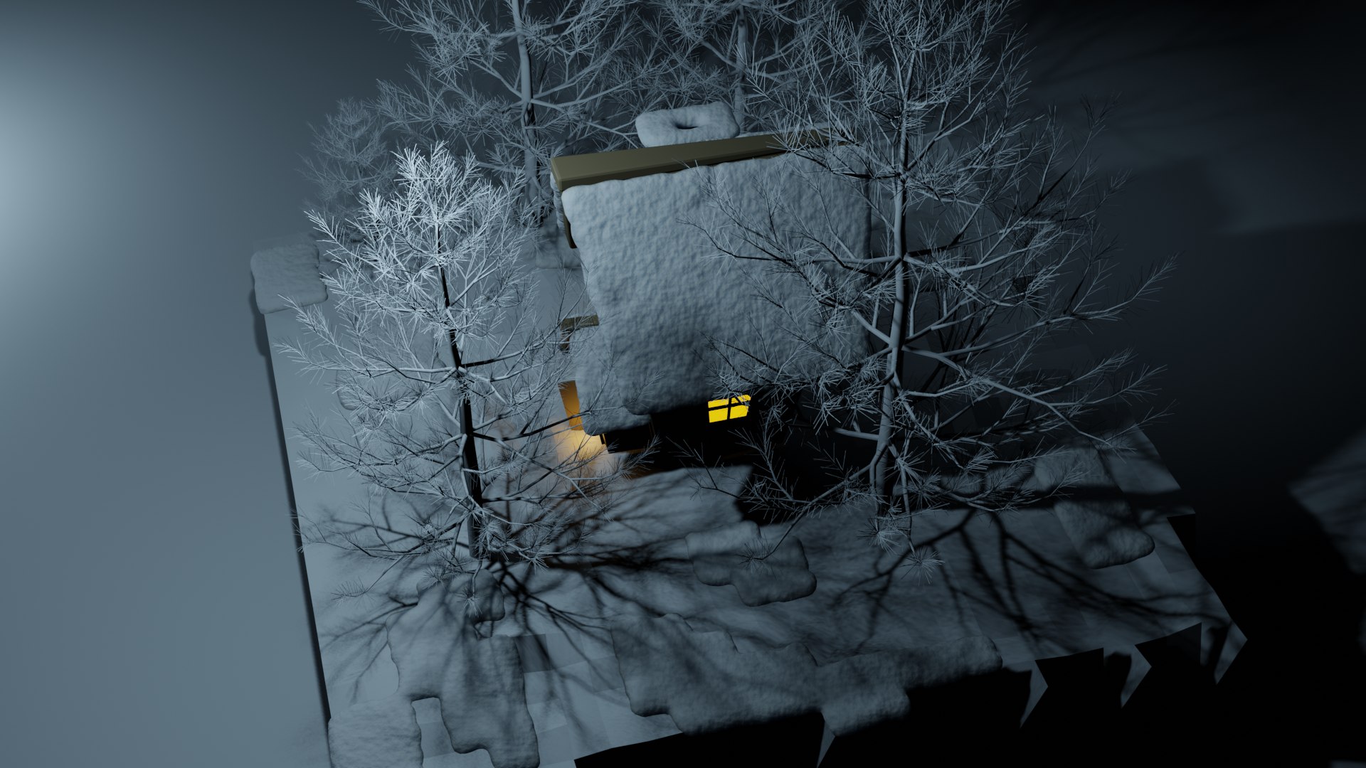 Snow House model - TurboSquid 1835920