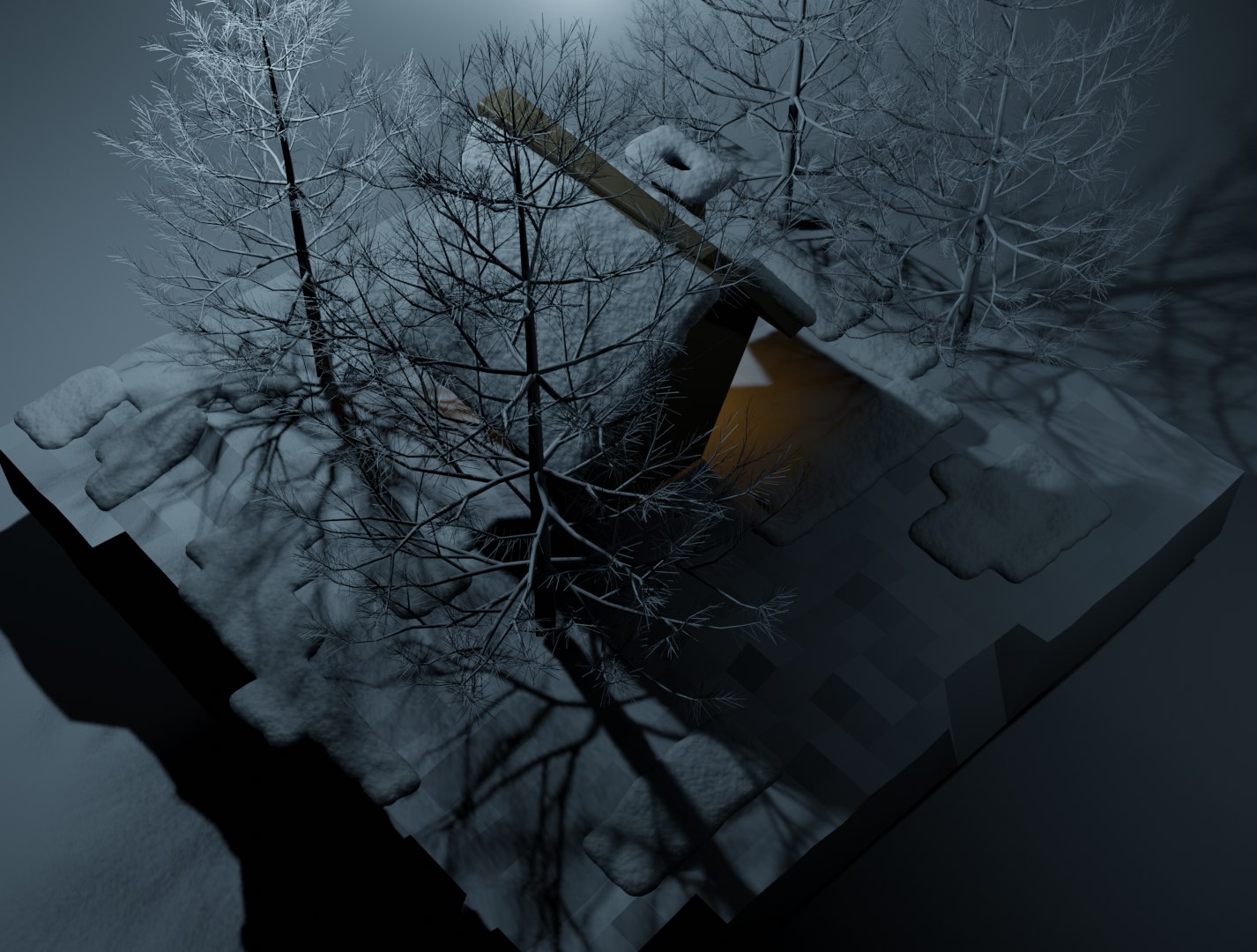 Snow House model - TurboSquid 1835920