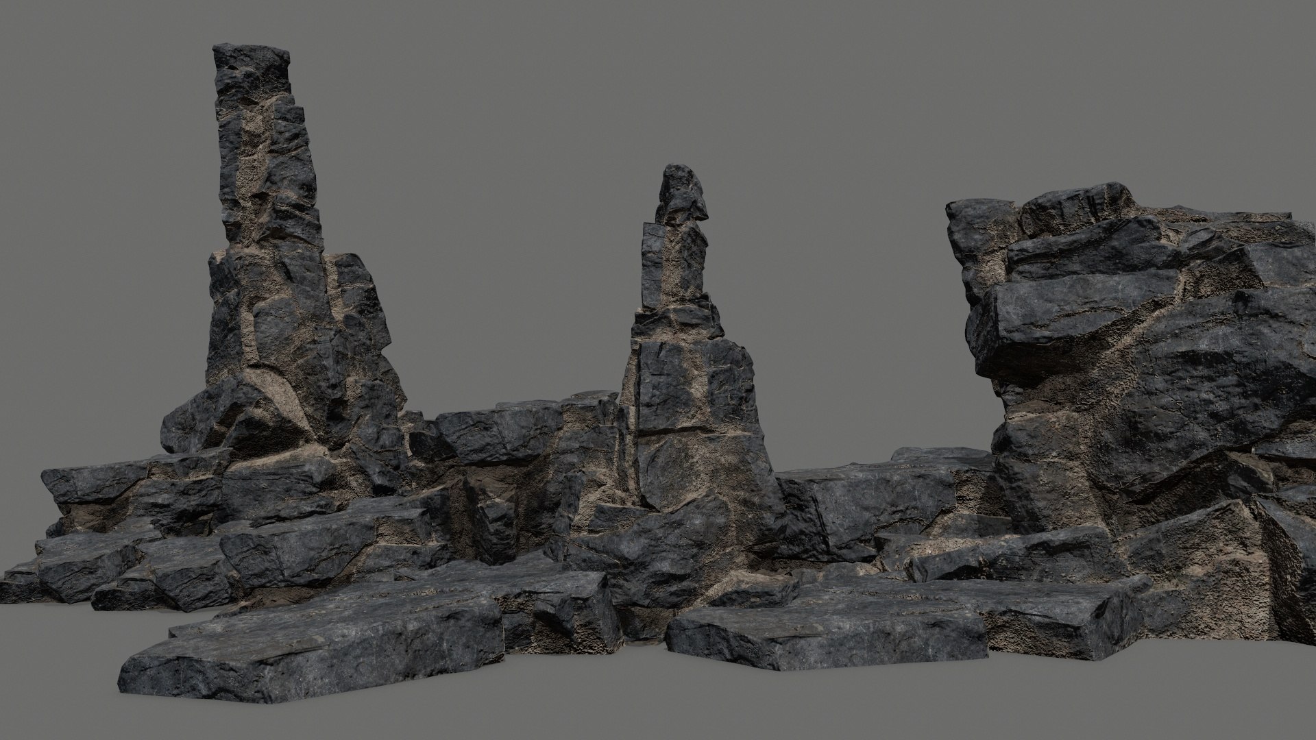 3D desert rocks model - TurboSquid 2144550