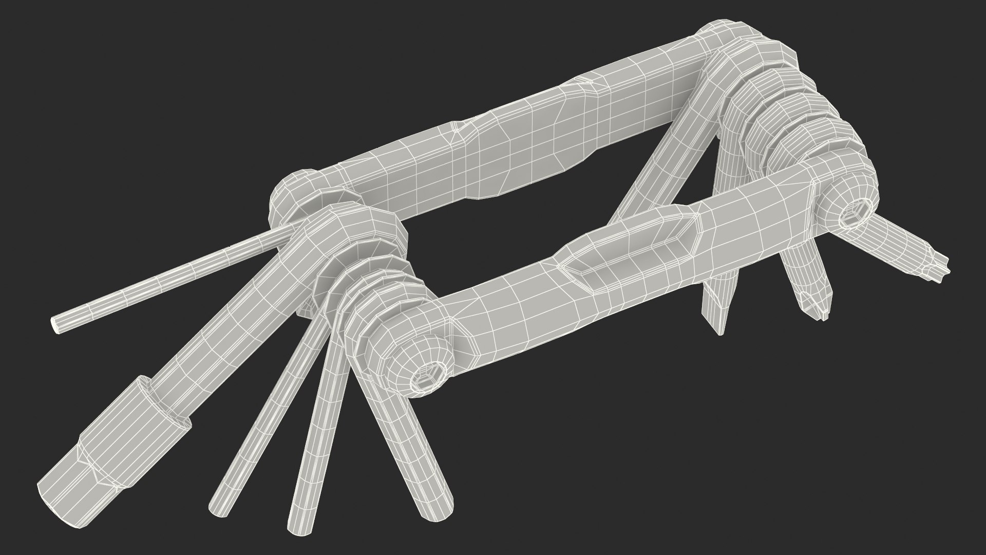 Hex keys multitool bike 3D model - TurboSquid 1692576