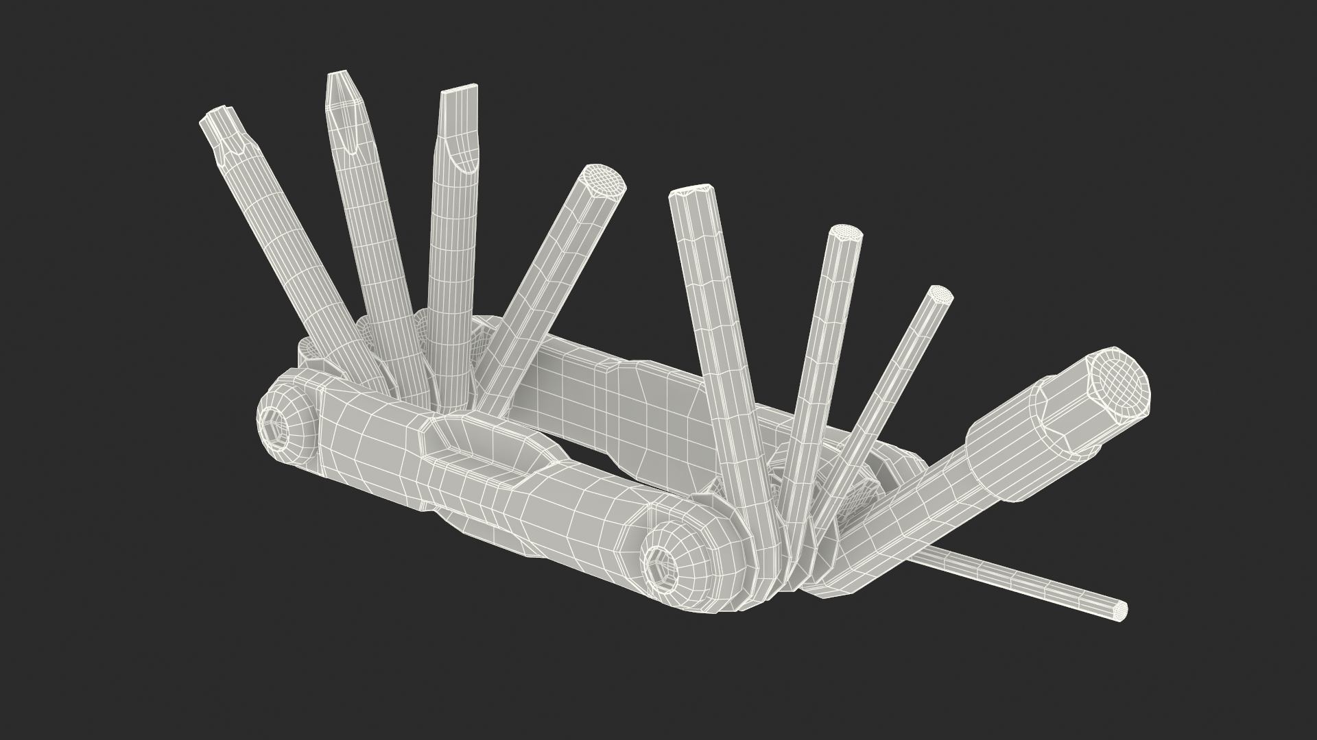 Hex Keys Multitool Bike 3D Model - TurboSquid 1692576