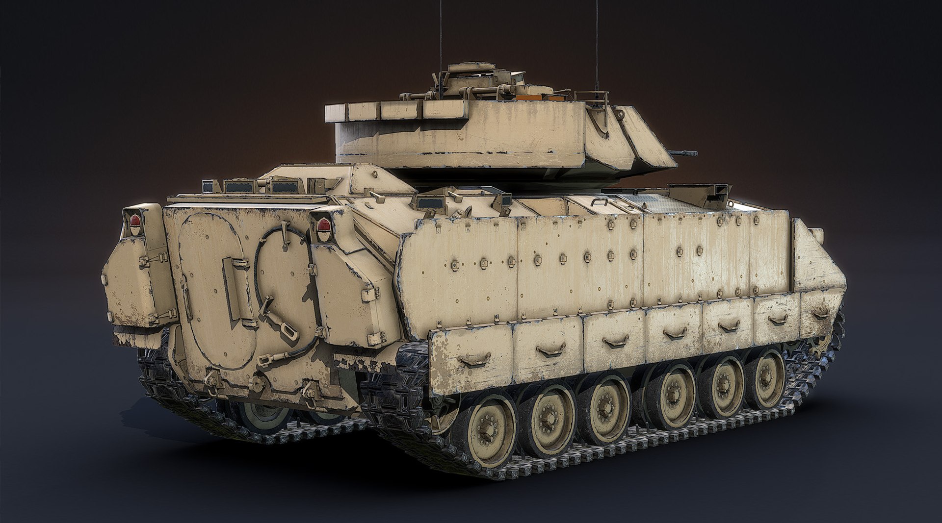 3D Model Infantry M2a2 Bradley - TurboSquid 1299447