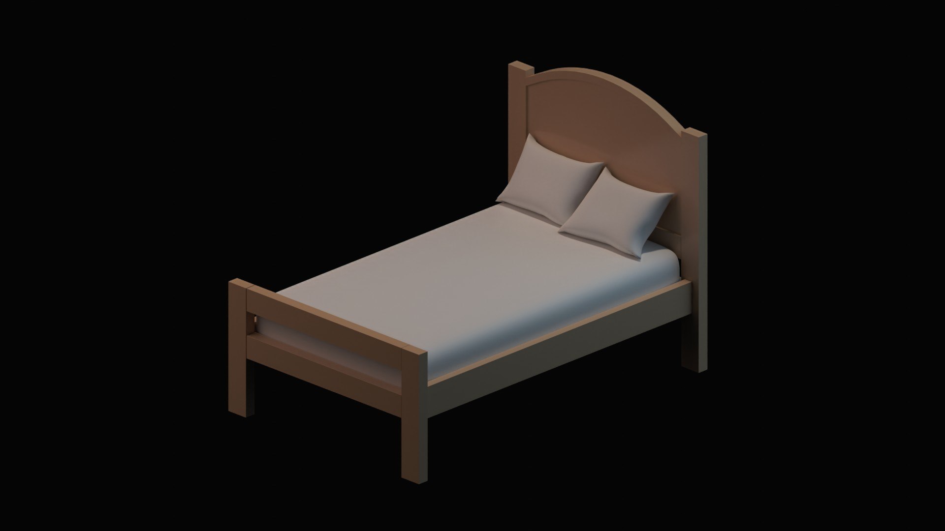 Bed Cartoon 3D Model - TurboSquid 2390915
