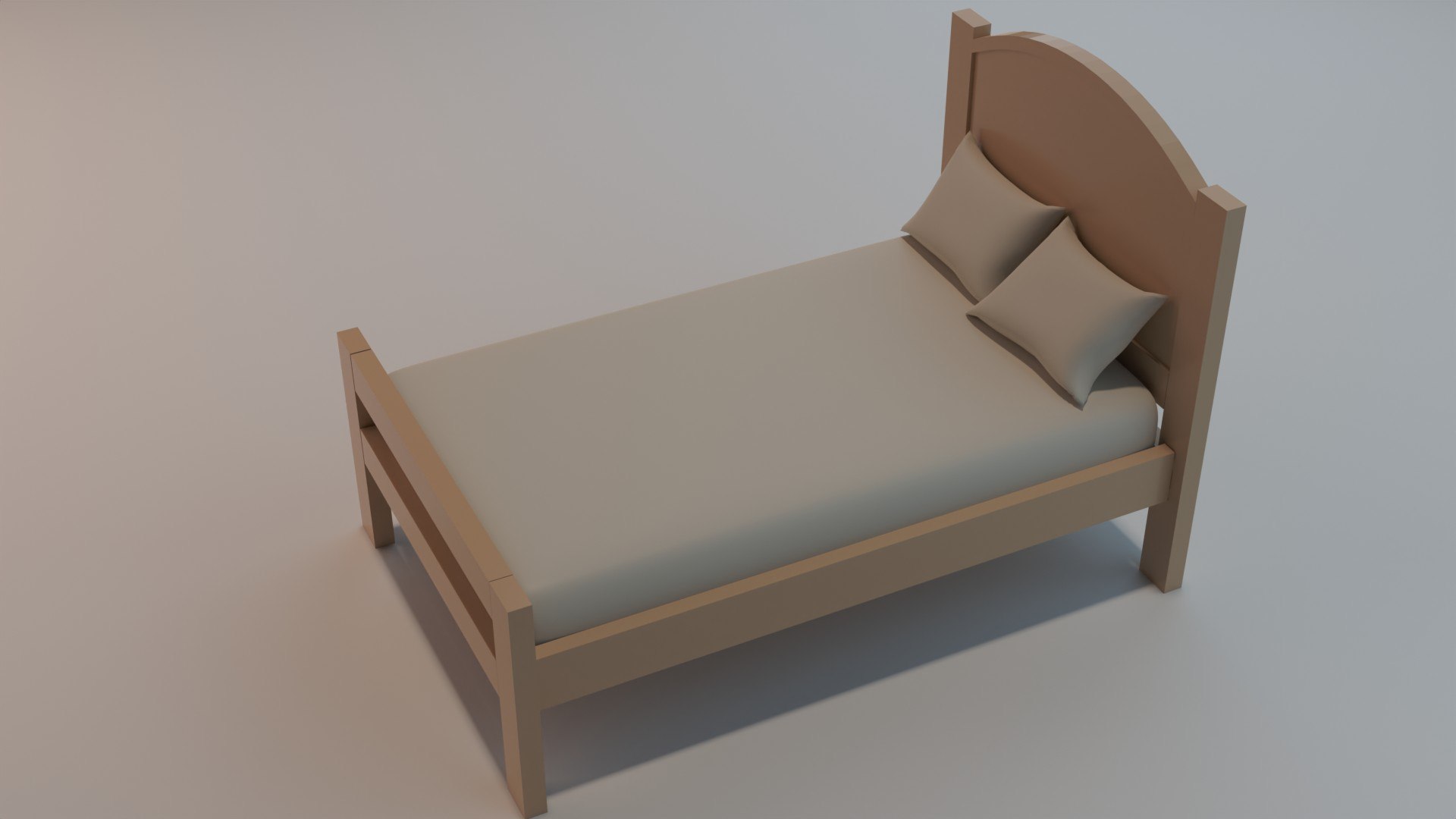 Bed Cartoon 3D Model - TurboSquid 2390915