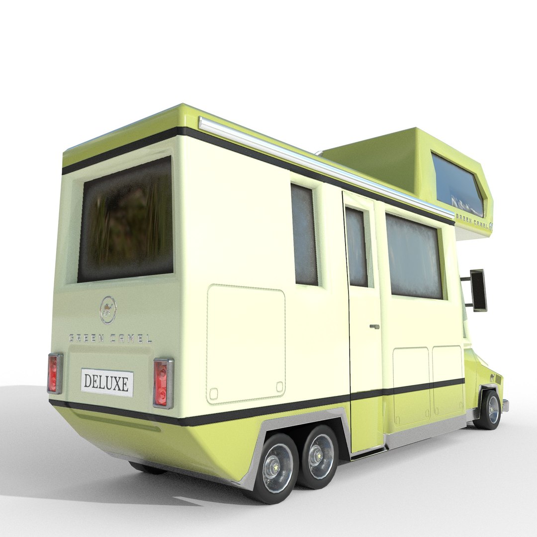 3D Caravan Cartoon Toon Model - TurboSquid 1707614