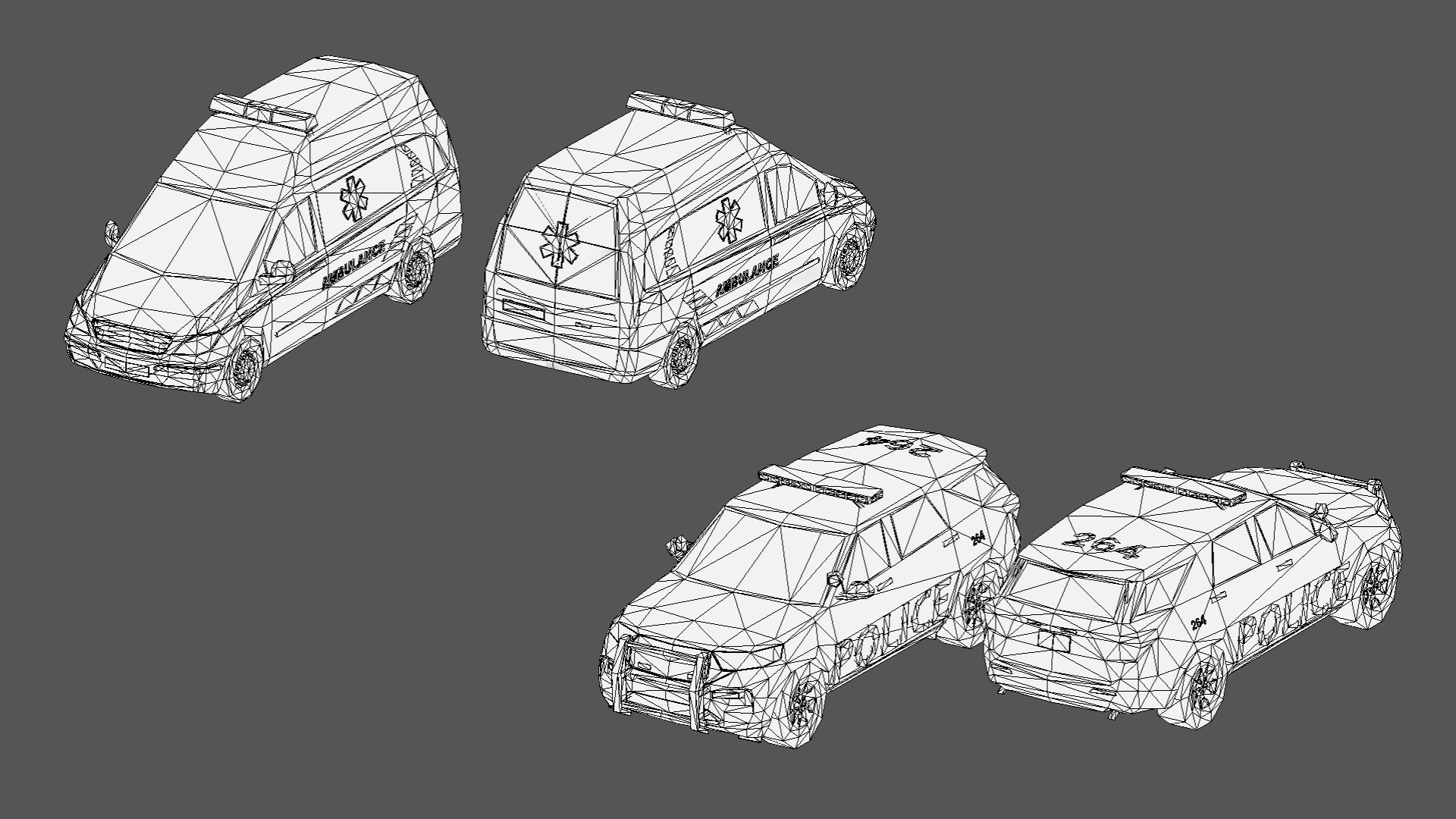 3D Vehicle Pack Low- Poly - TurboSquid 2169737