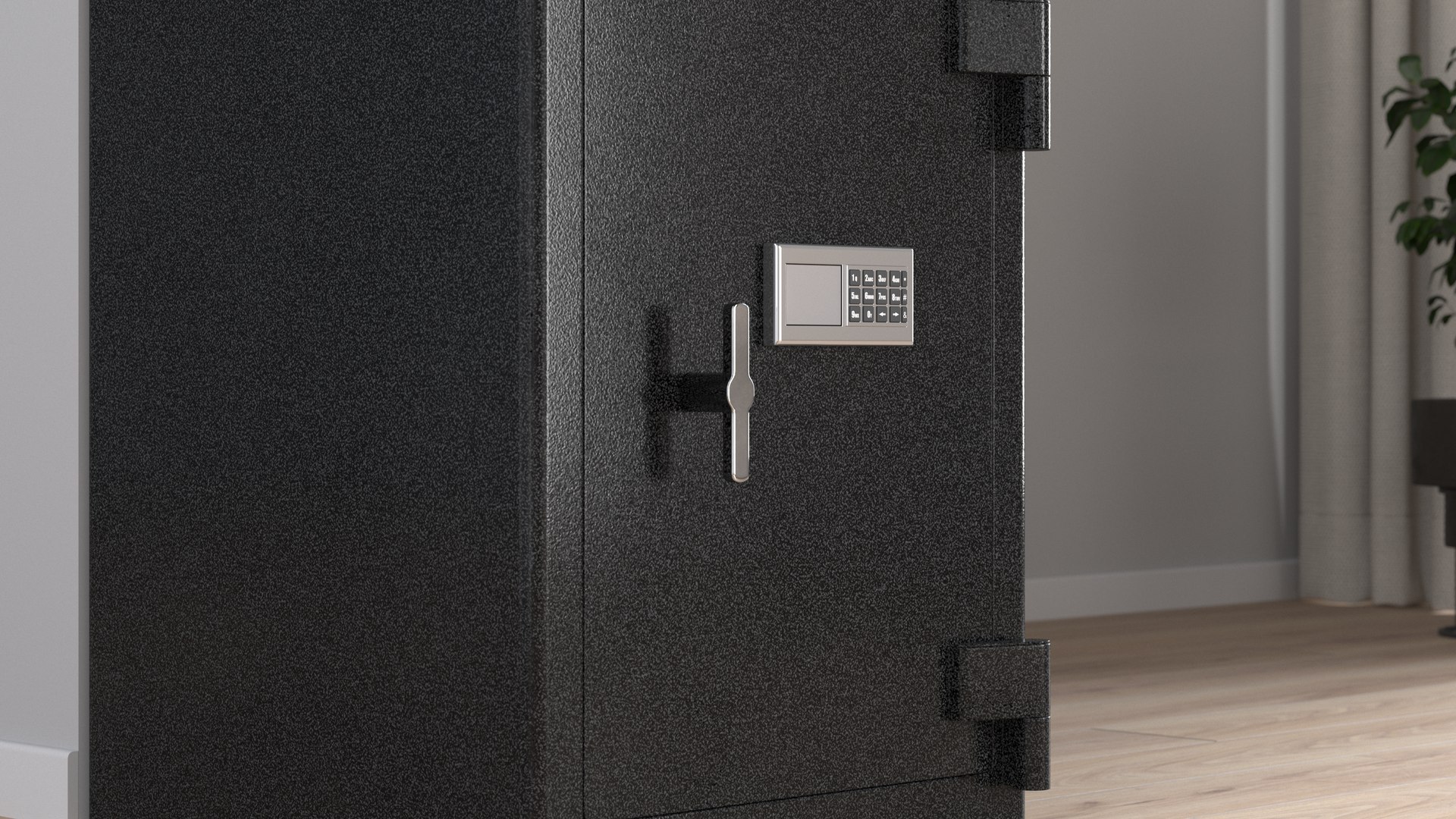 Safe With Electronic Keypad 3D Model - TurboSquid 2198791