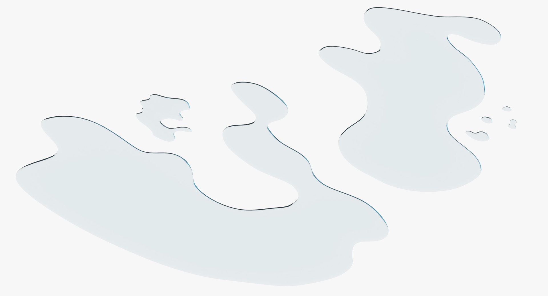 3D model water puddles - TurboSquid 1333263