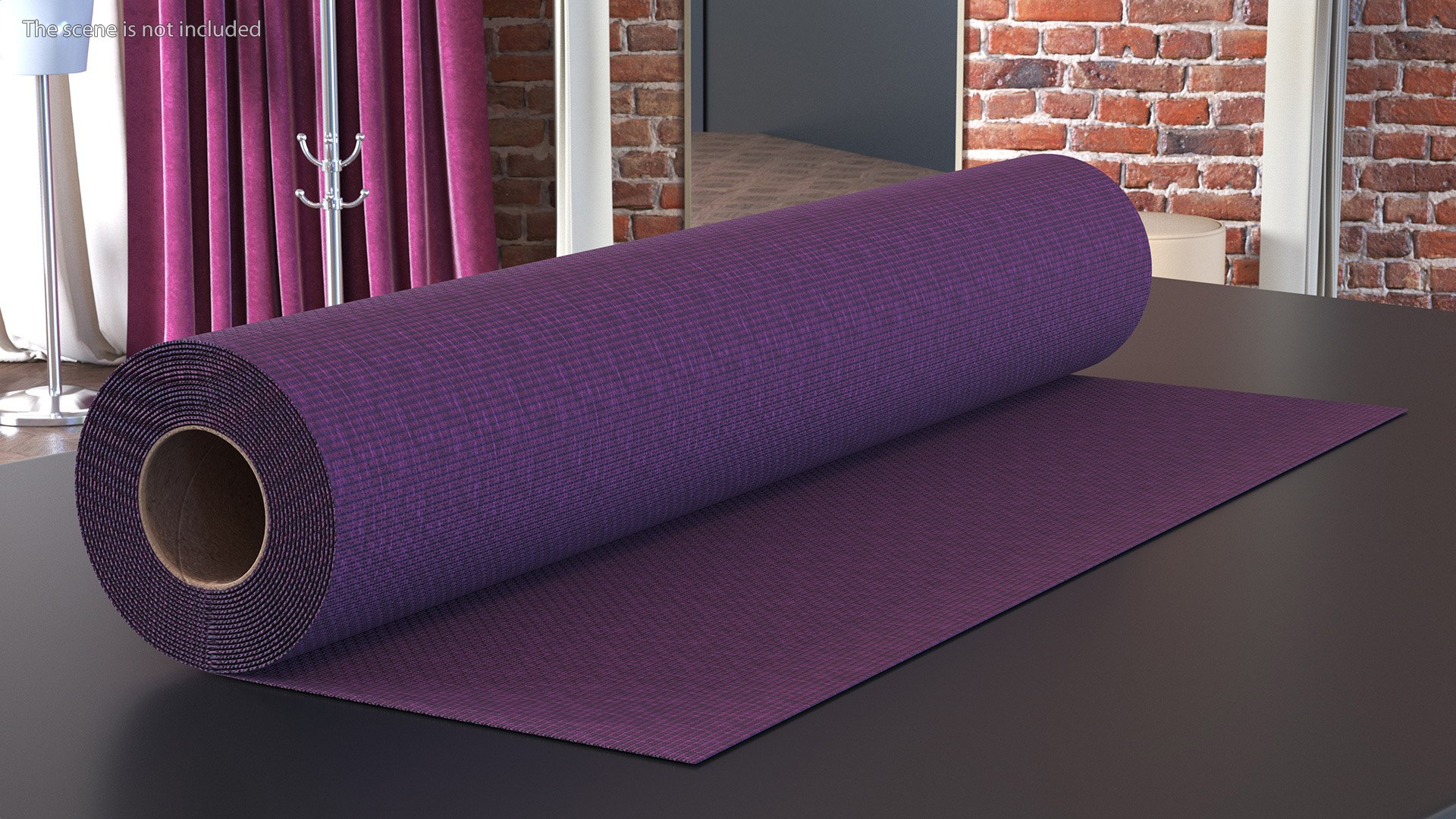 3D Fabric Roll Purple - TurboSquid 2104775