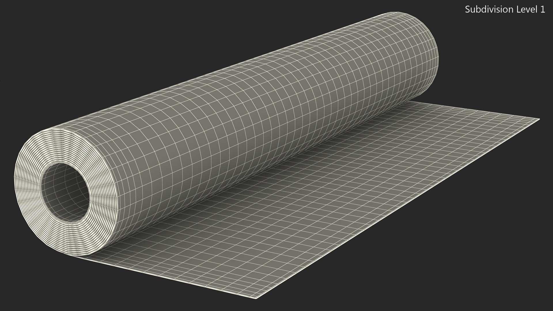 3D Fabric Roll Purple - TurboSquid 2104775