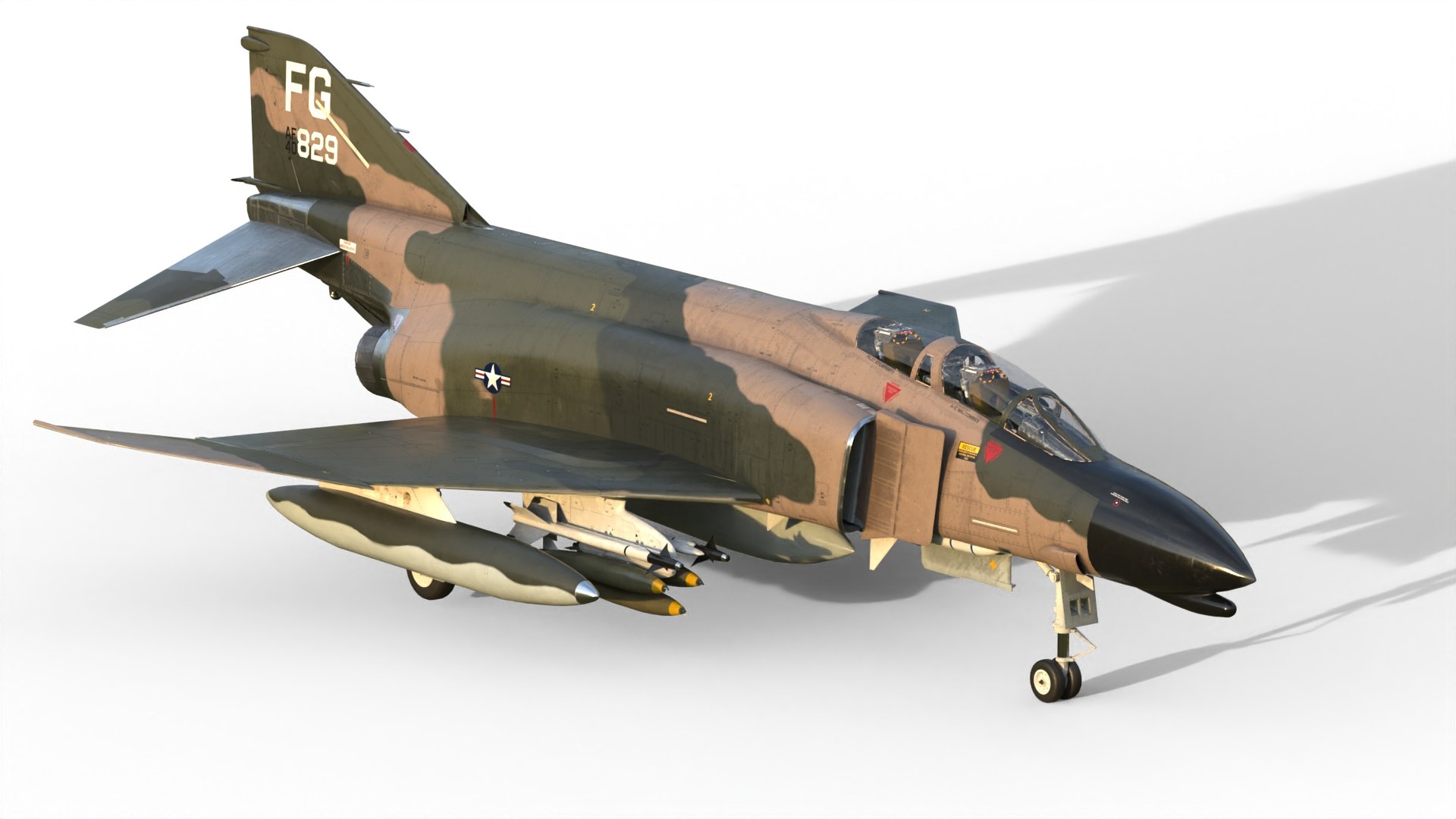 F-4 Phantom II Model - TurboSquid 2034045