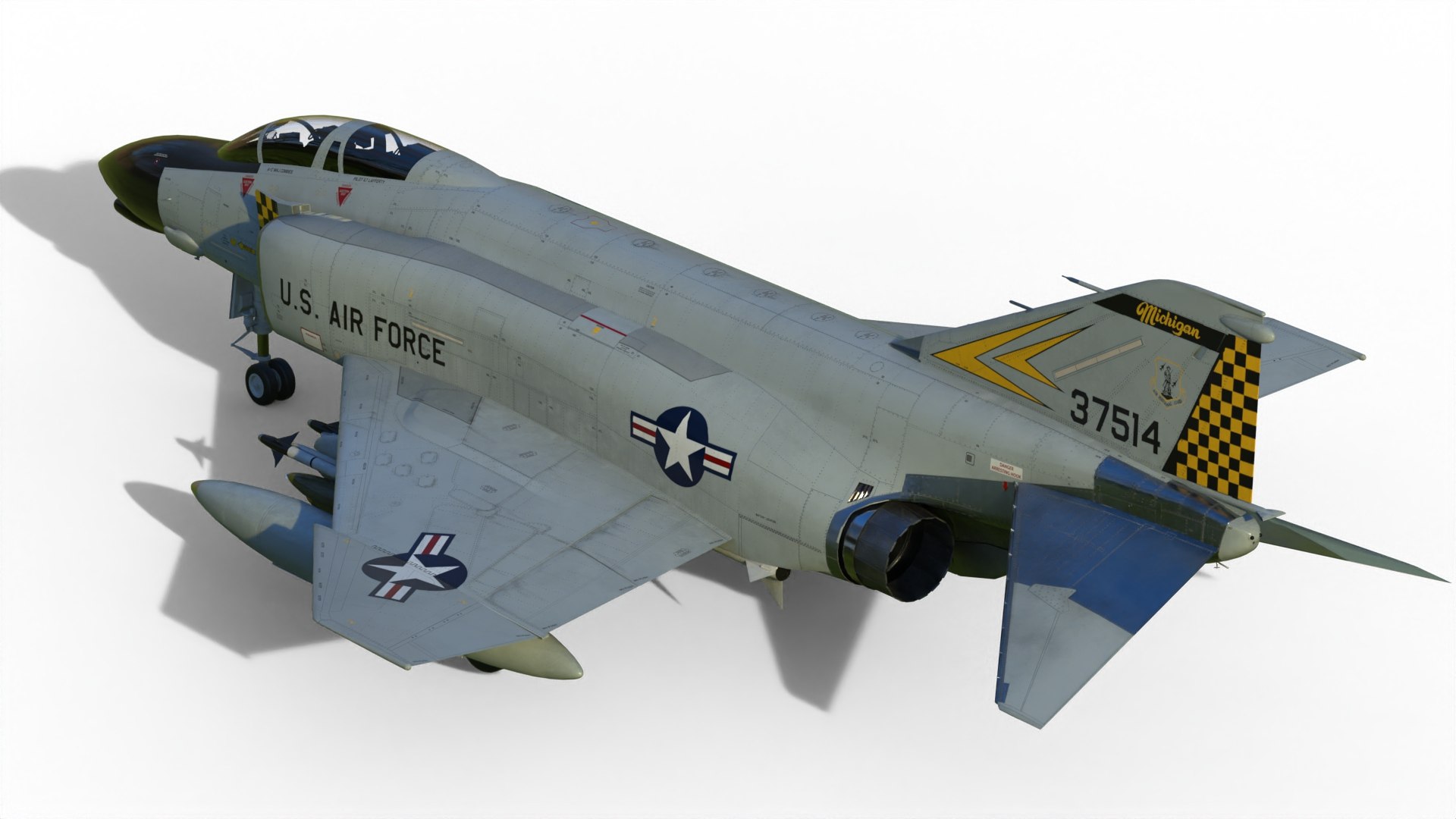 F-4 Phantom II Model - TurboSquid 2034045