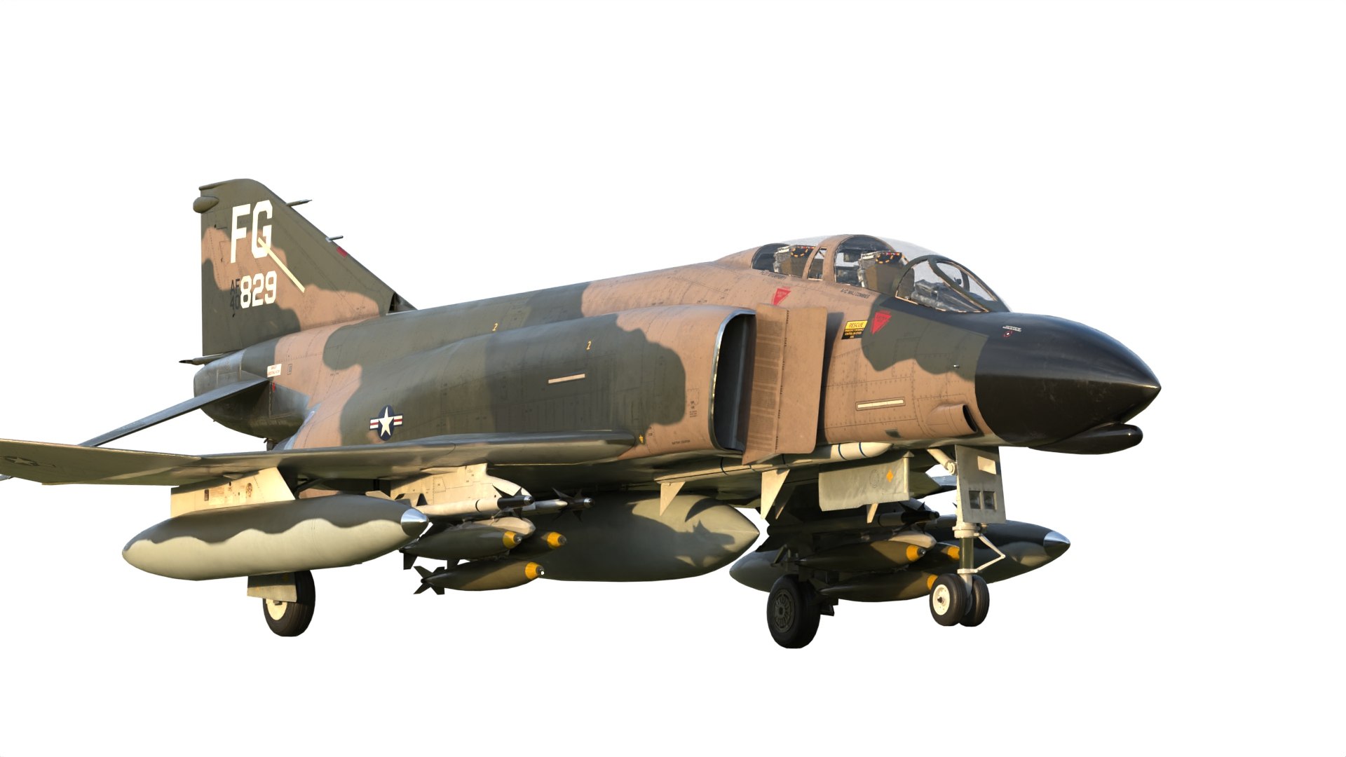 F-4 Phantom II Model - TurboSquid 2034045