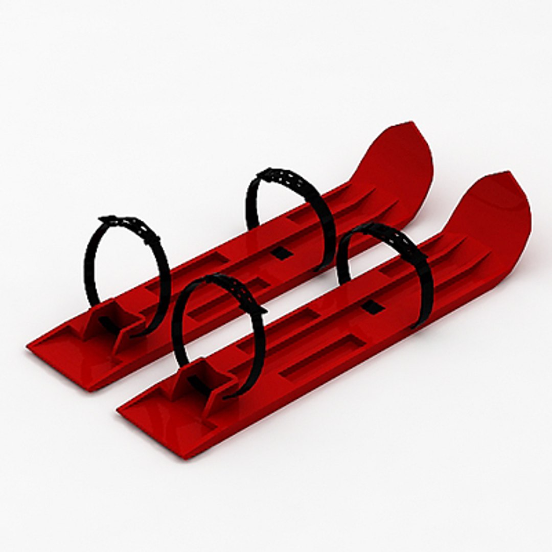 Free 3ds Model Kids Skis