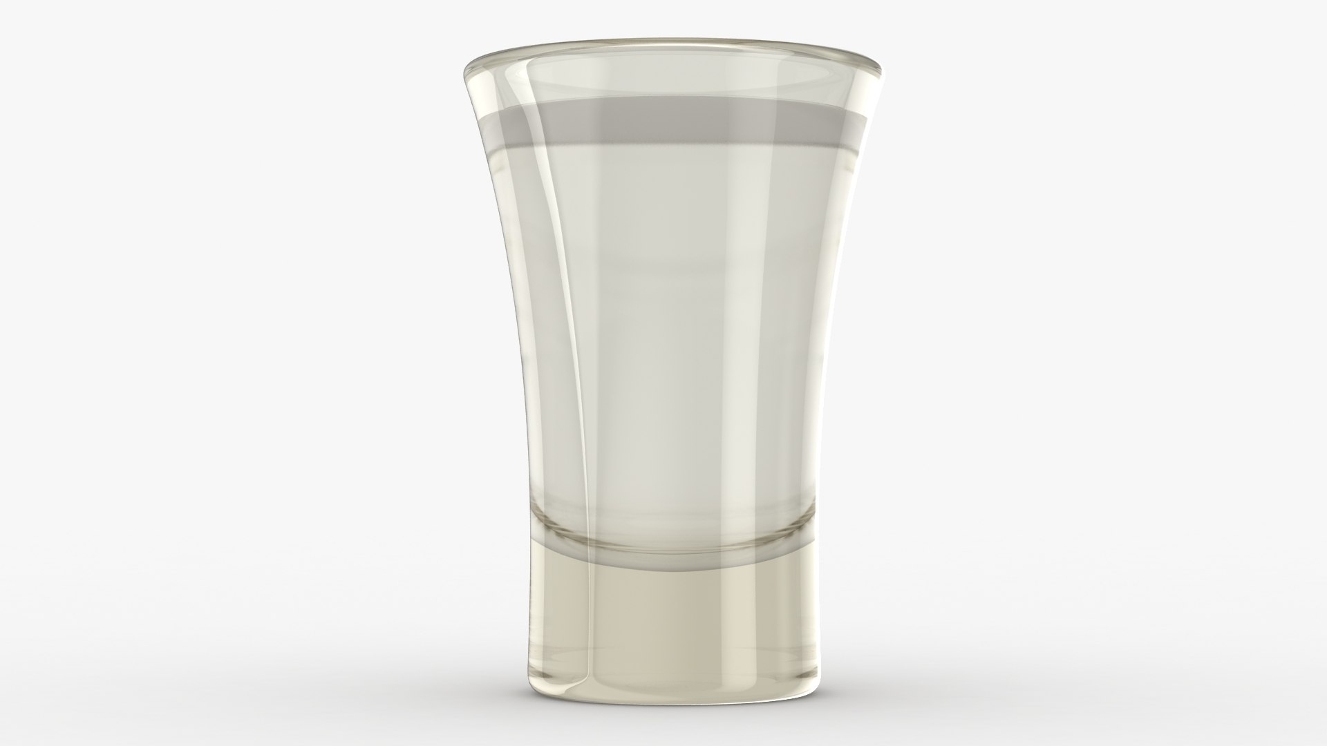 Realistic Vodka Shot Model - TurboSquid 1560103