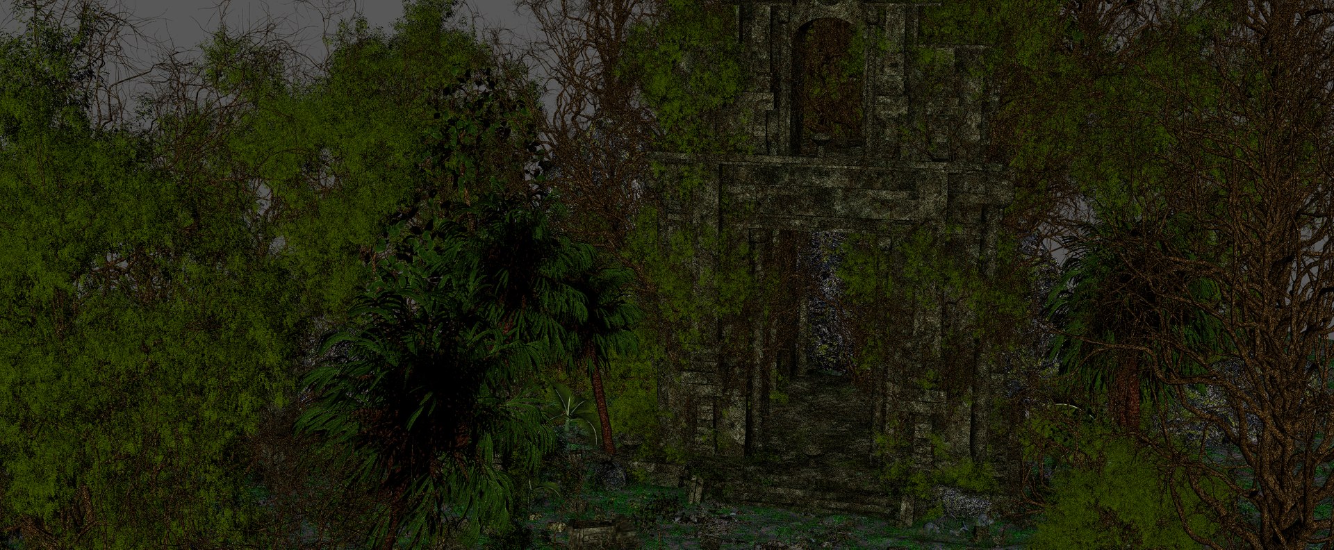 3D Lost Jungle Temple - TurboSquid 1990282