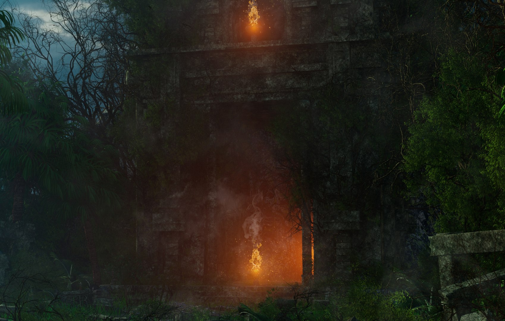 3D Lost Jungle Temple - TurboSquid 1990282