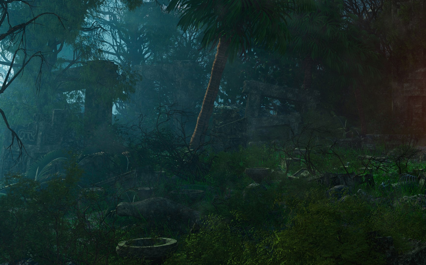 3D Lost Jungle Temple - TurboSquid 1990282