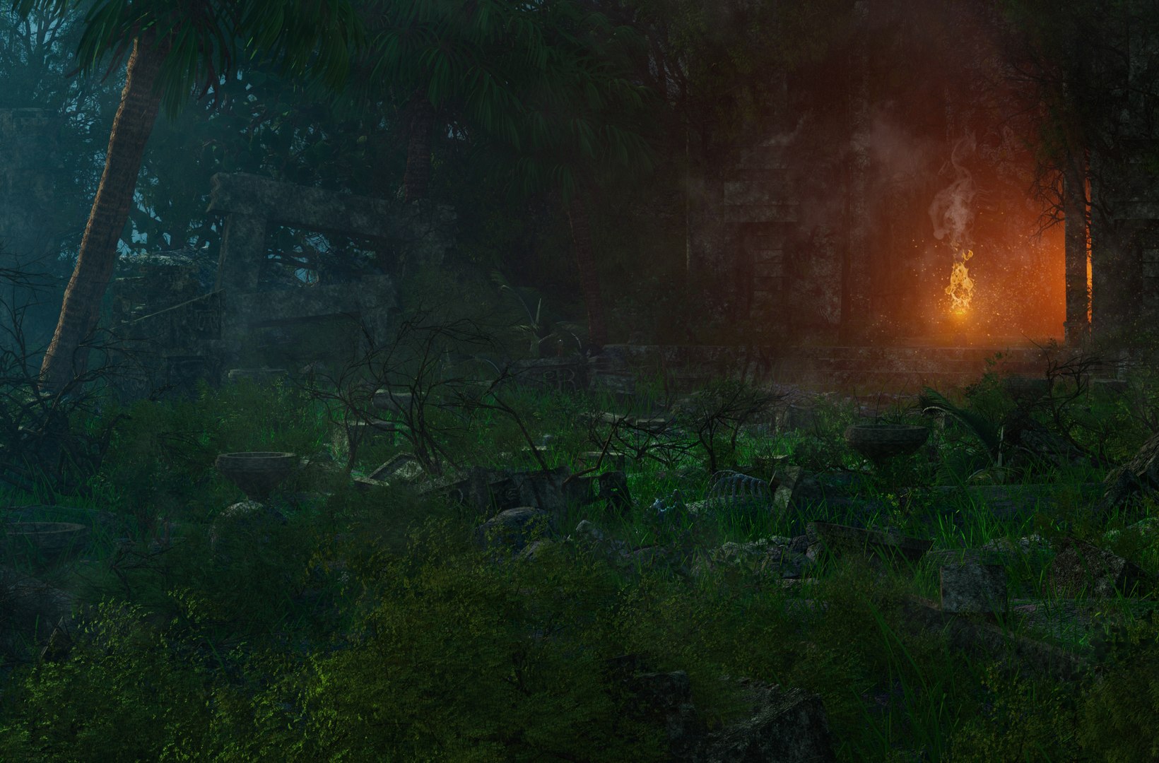 3D Lost Jungle Temple - TurboSquid 1990282