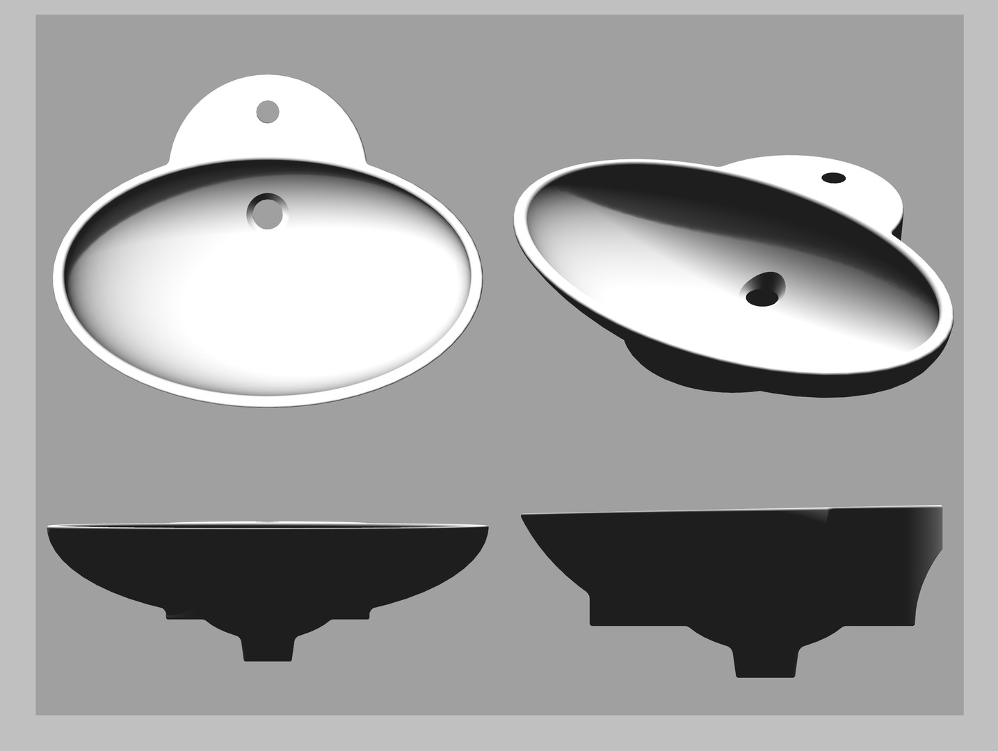 3D Model Basin - TurboSquid 1484281