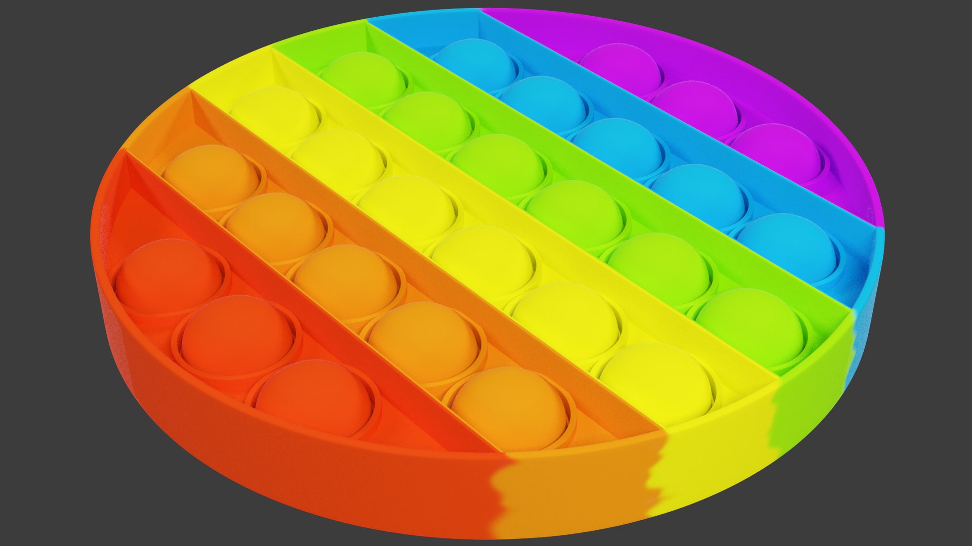 Pop It Sensory Toy V2 3D model - TurboSquid 1749660