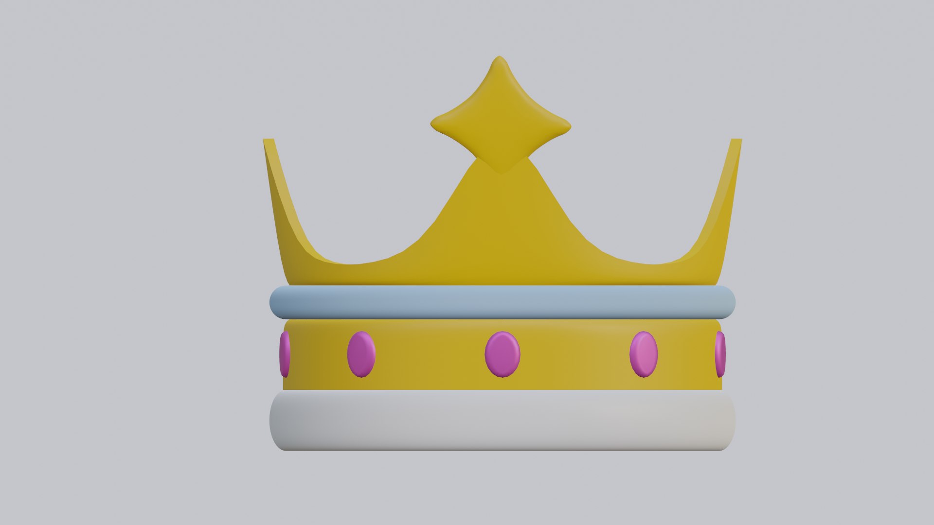 Low Poly Crown 3D Model - TurboSquid 2187488
