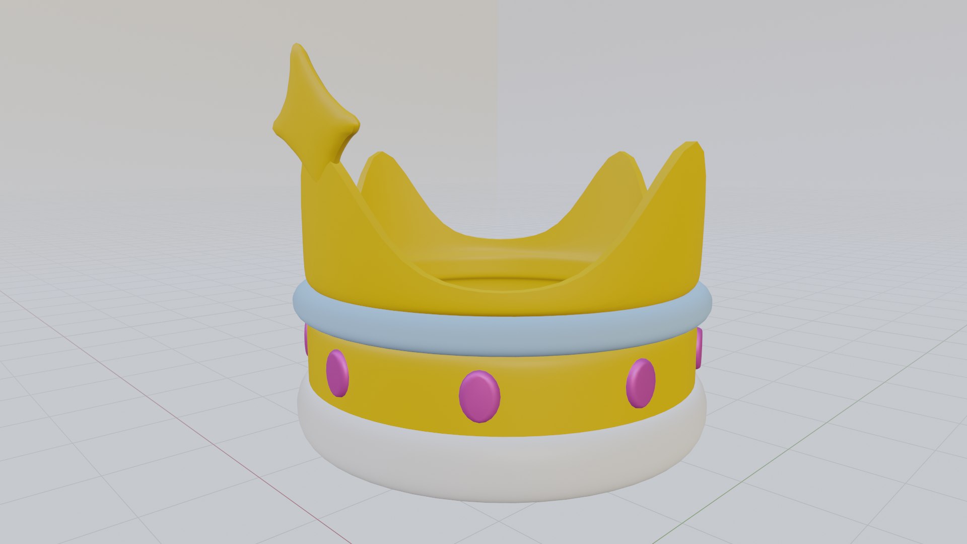 Low Poly Crown 3D Model - TurboSquid 2187488