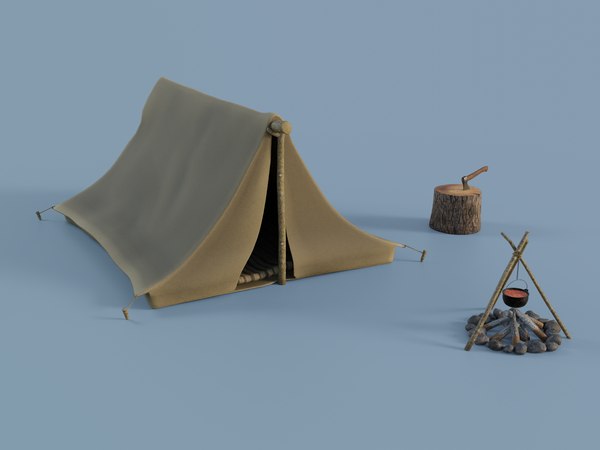 Blender Campfire Models | TurboSquid
